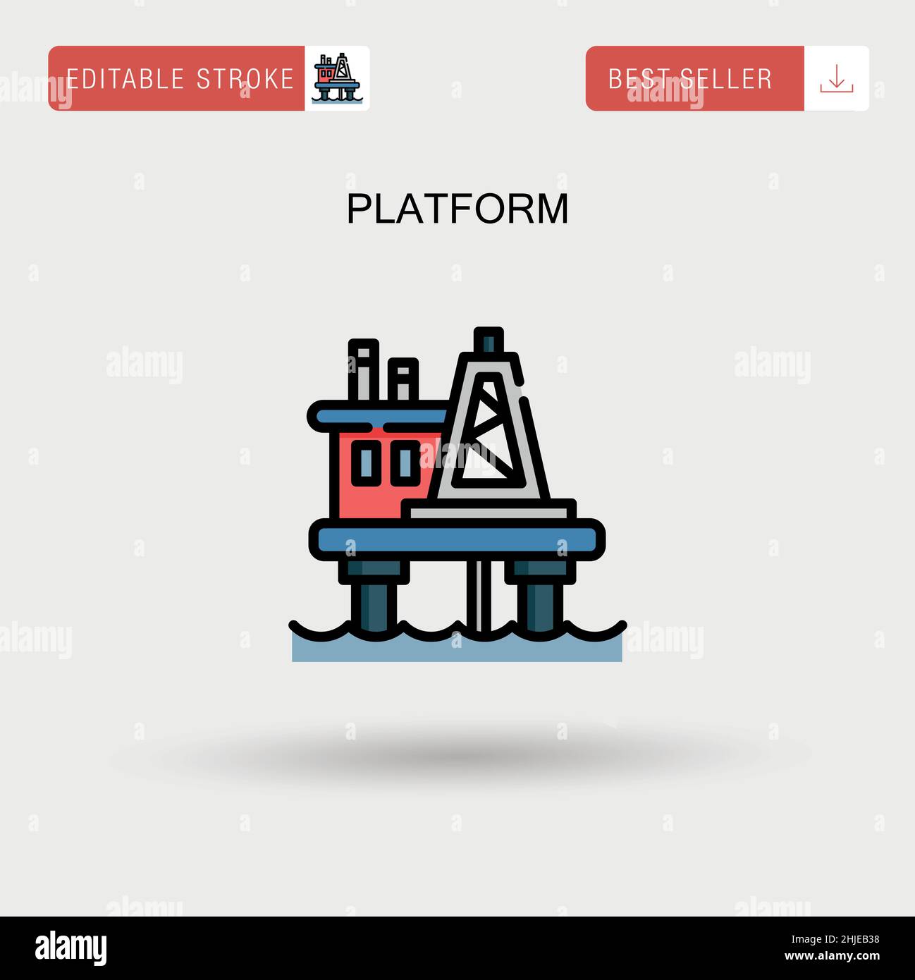 Platform Simple vector icon Stock Vector Image & Art - Alamy