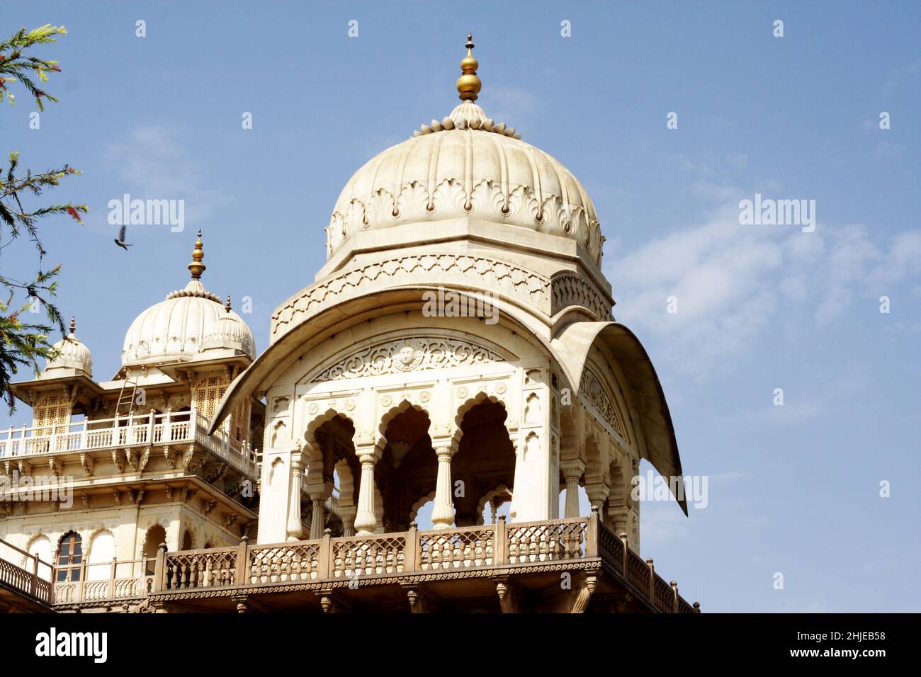 Watch tower at Albert Hall, Jaipur Stock Photo - Alamy