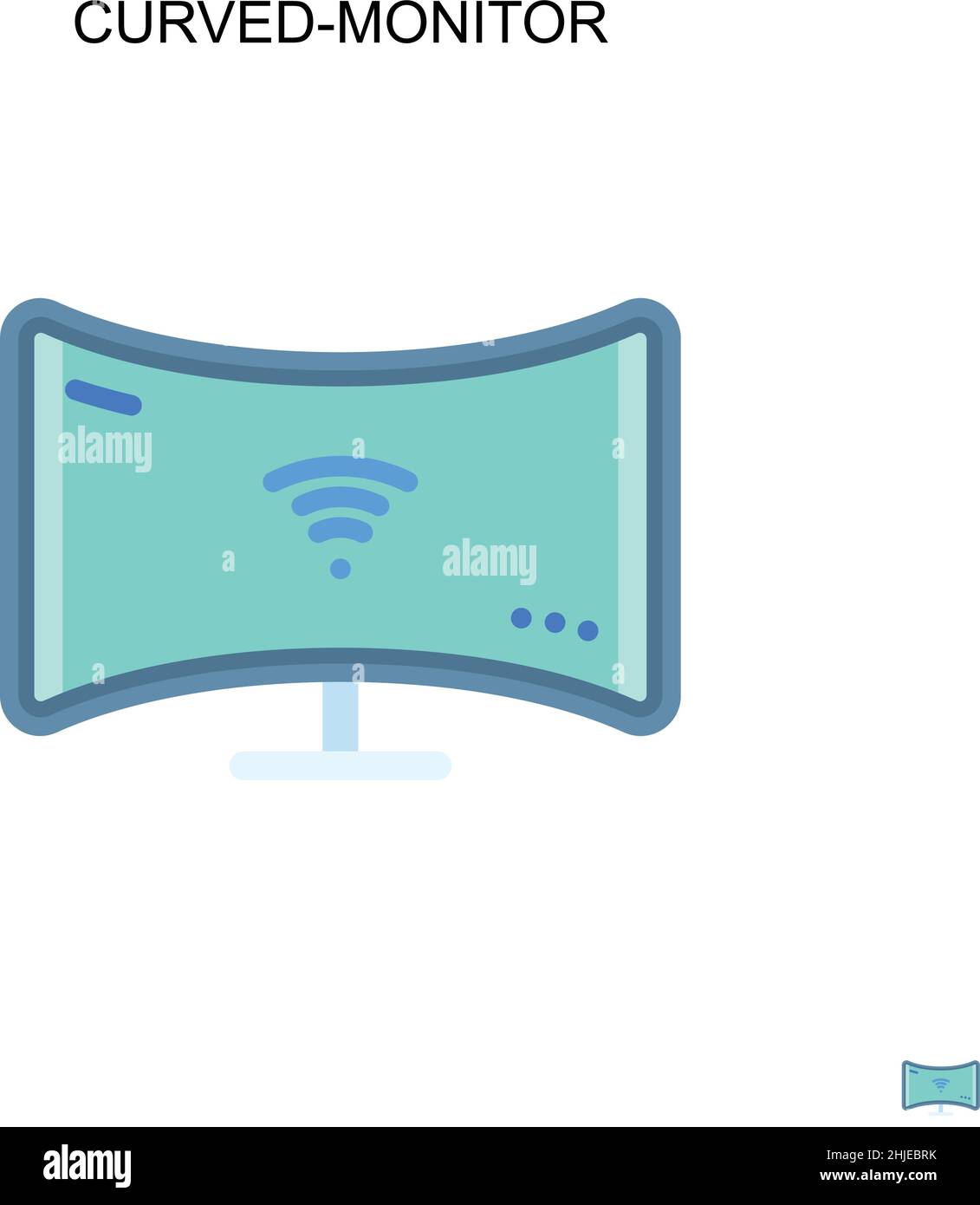 Pc monitor icon Stock Vector Images - Alamy