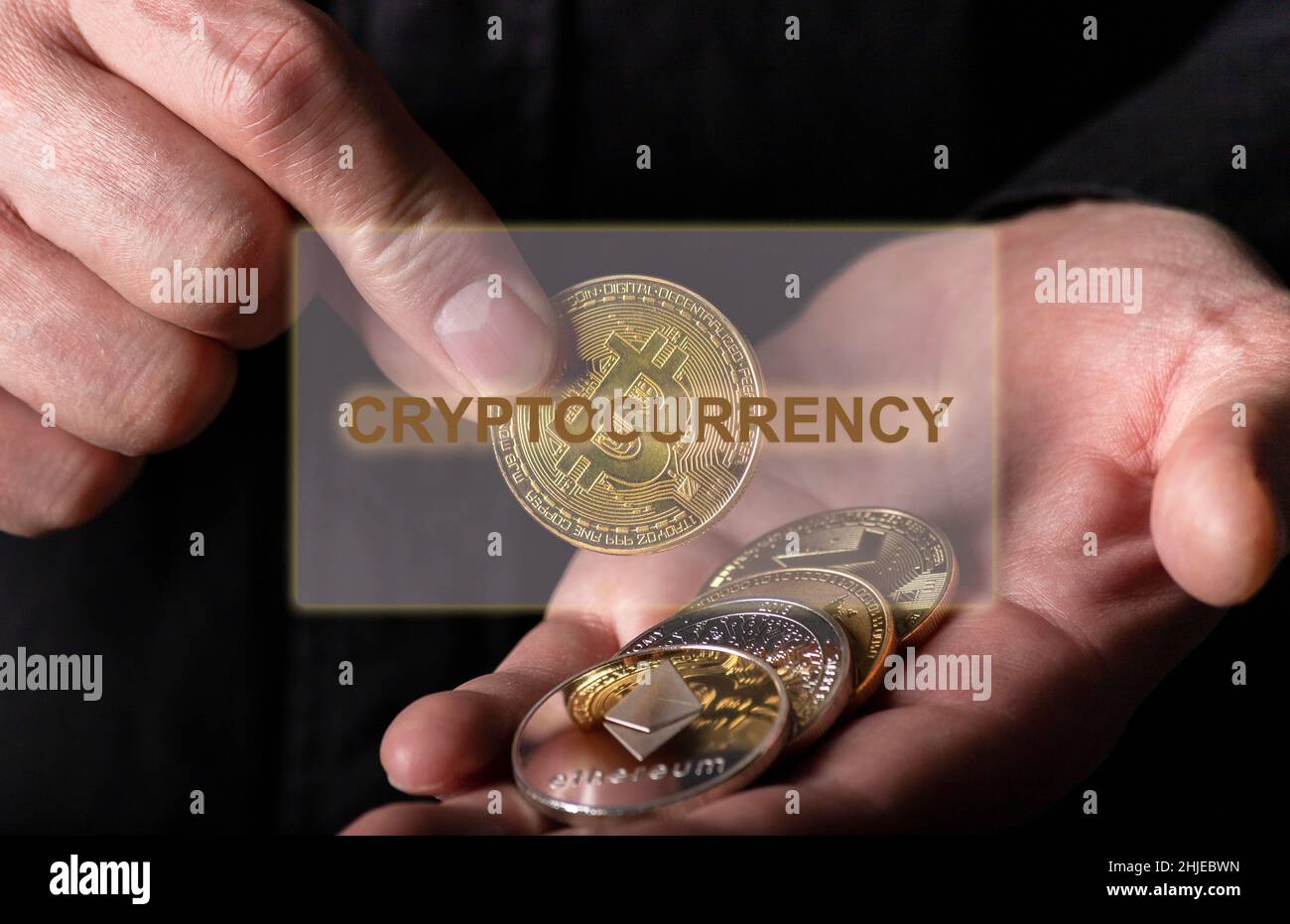 Cryptocurrency word hi-res stock photography and images - Alamy
