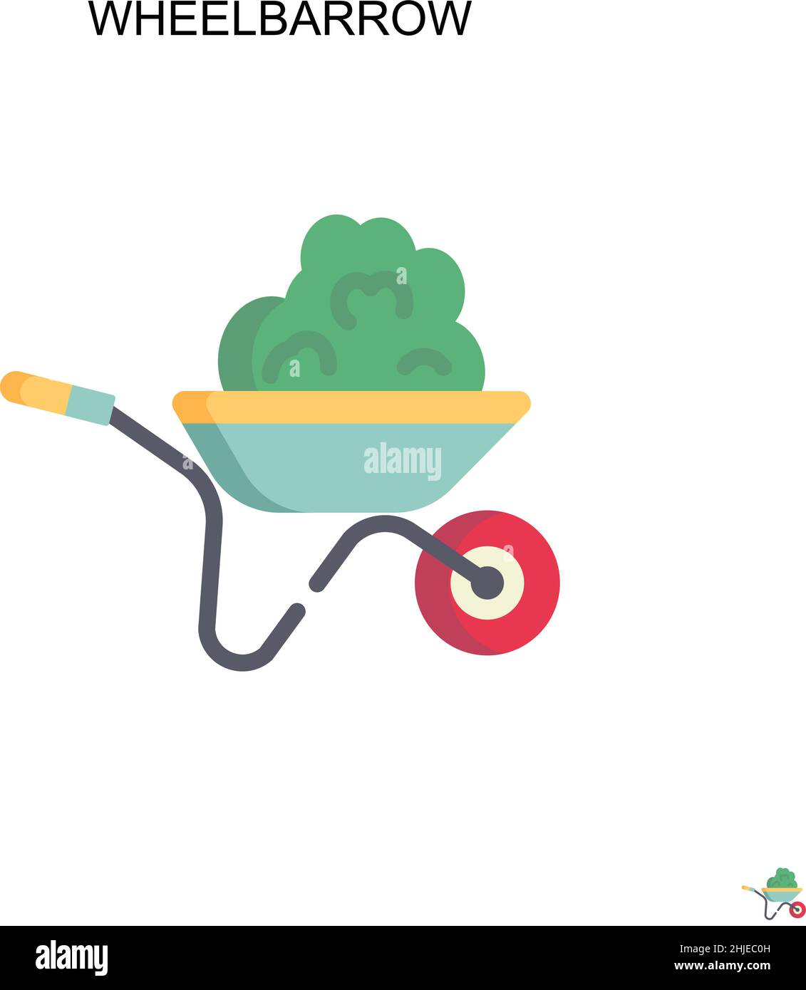 Wheelbarrow Stock Vector Images - Alamy