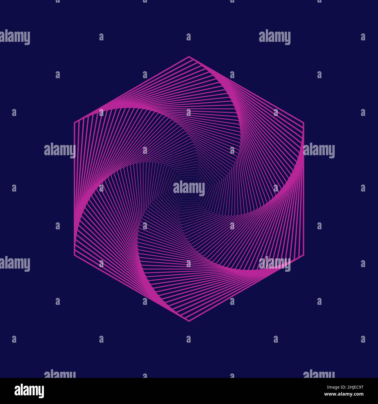 Purple hexagon background hi-res stock photography and images - Alamy