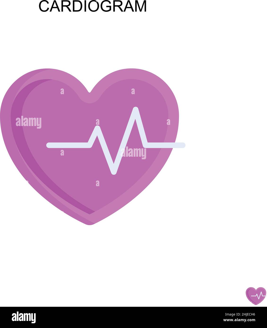 Ekg cardiogram Stock Vector Images - Alamy