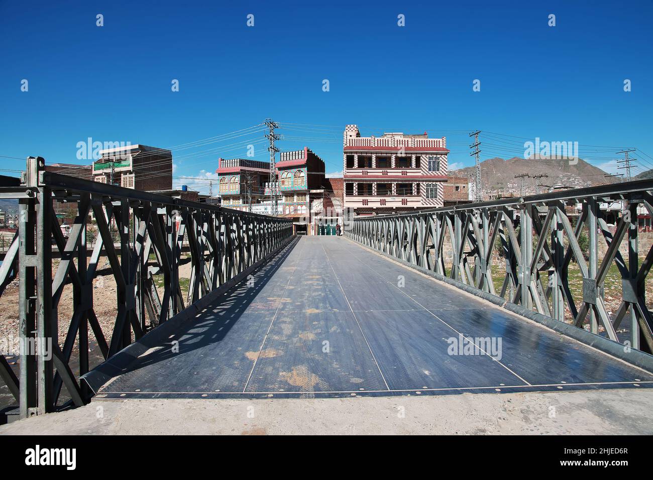 A small river in Mingora, Swat valley of Himalayas, Pakistan Stock ...