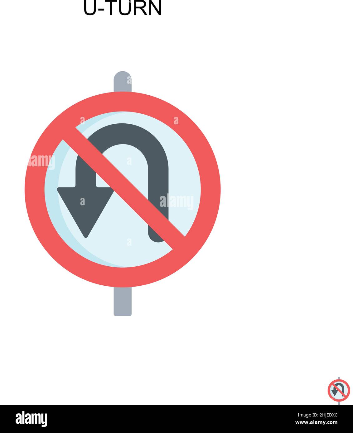 Turn arrow Stock Vector Images - Alamy