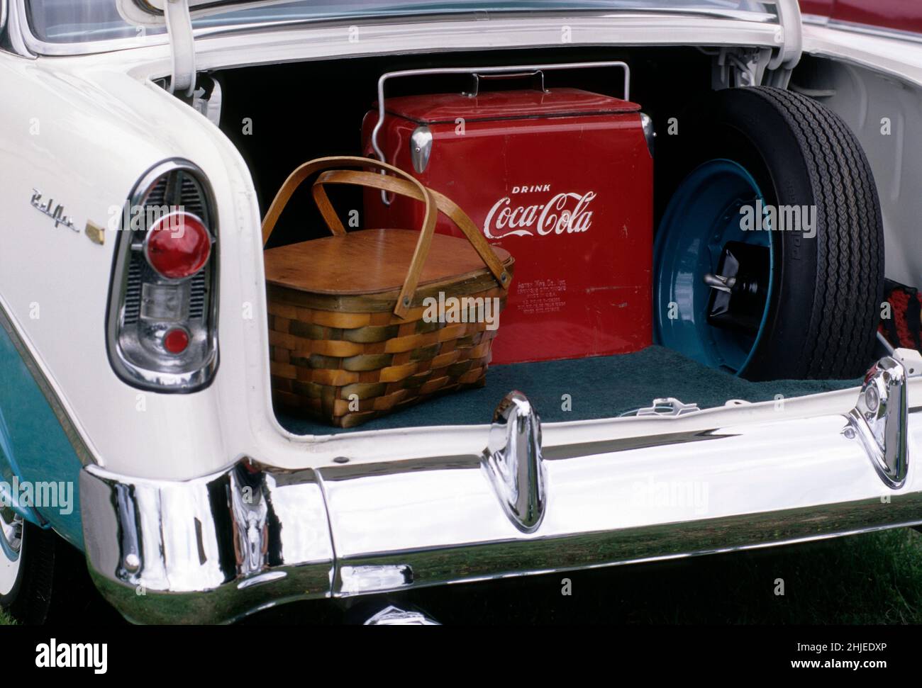 american car cuture junk food coke Stock Photo - Alamy