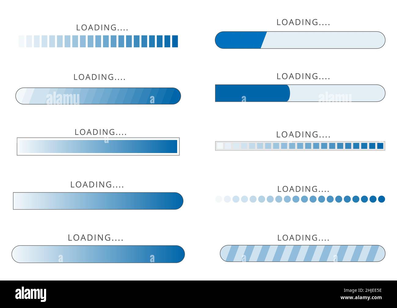 Circular preloader progress indicator icon hi-res stock photography and images - Alamy