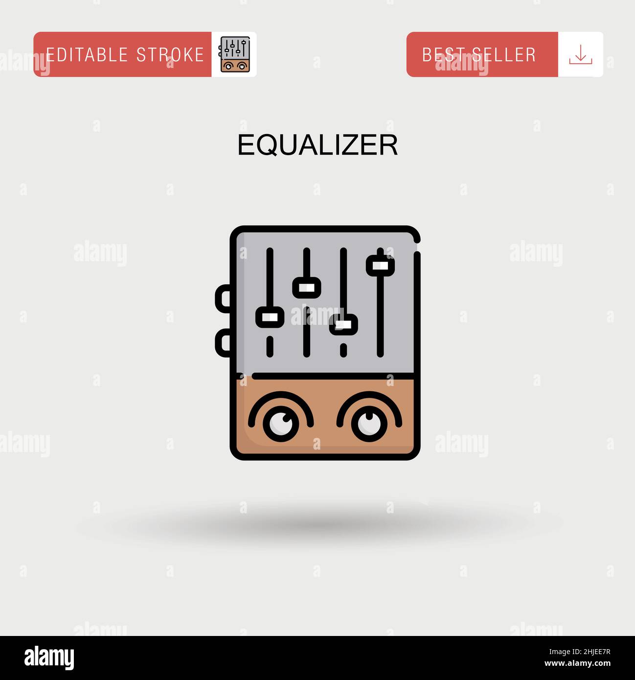 Equalizer Simple vector icon Stock Vector Image & Art - Alamy