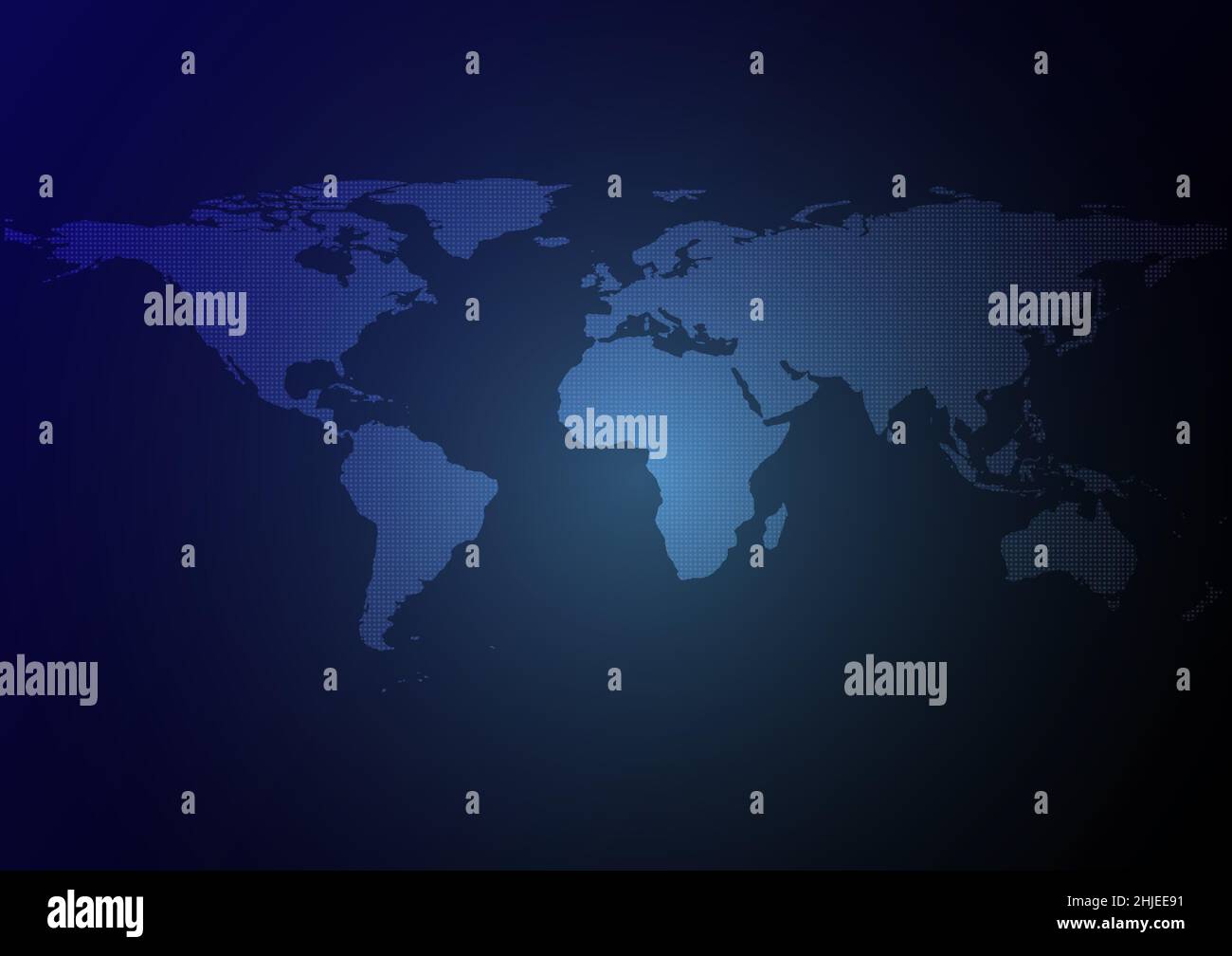World map background. Global trend vector illustration. Blue theme ...