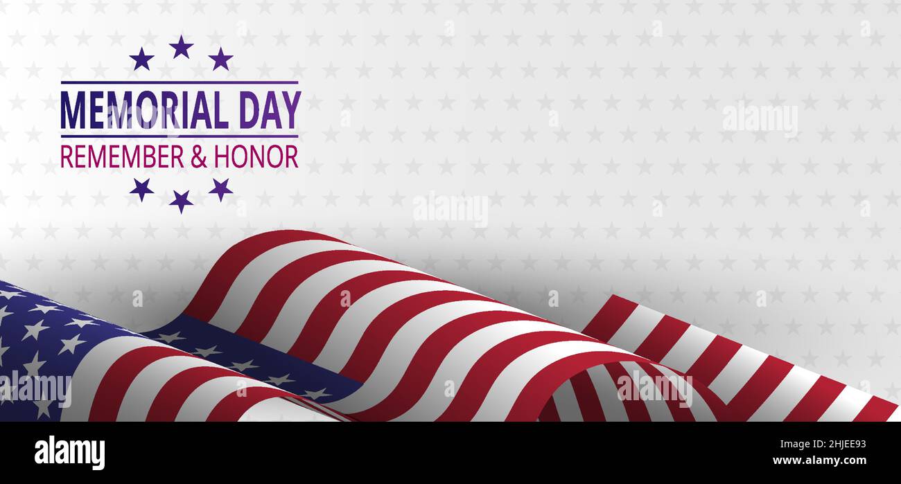 Happy memorial day theme background.American national holiday.USA ...