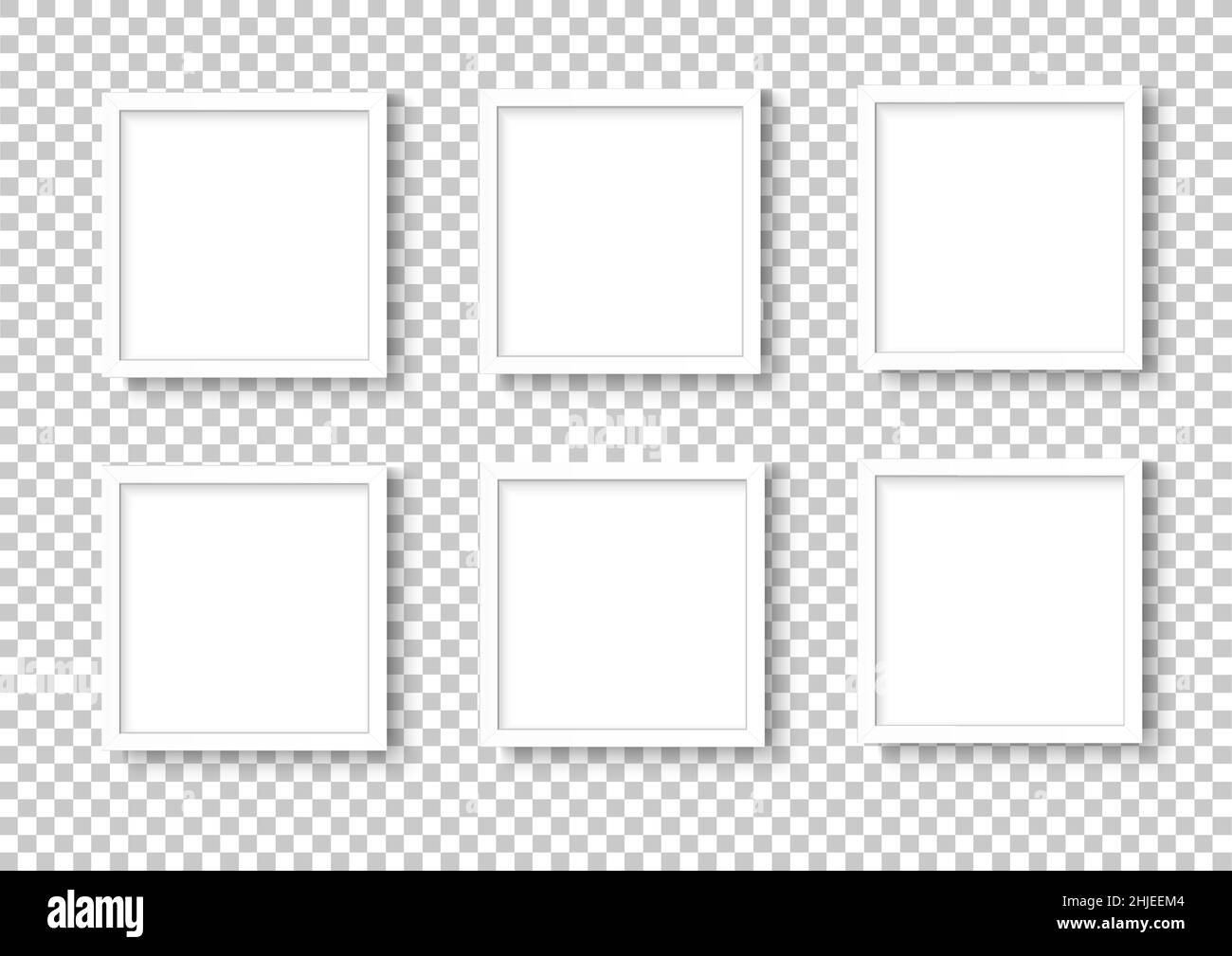 Photo image frame. Wall picture mock up for photograph composition ...