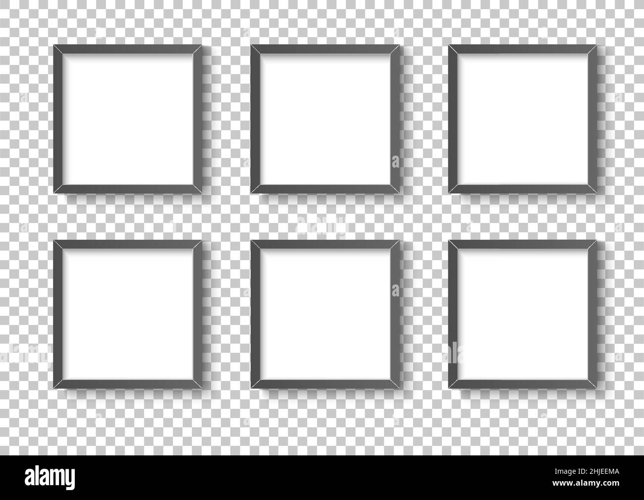 Photo image frame. Wall picture mock up for photograph composition ...