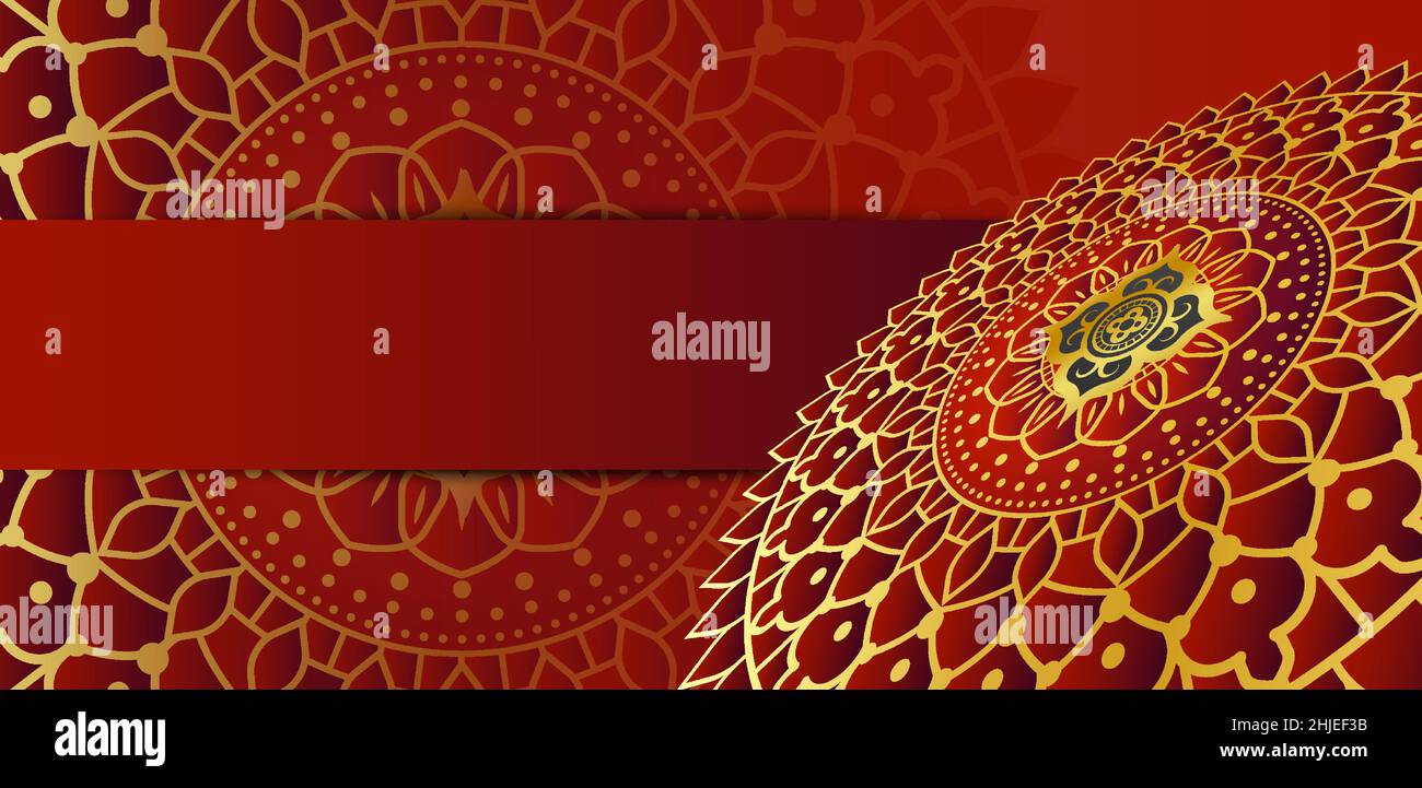 Indian Style Background Red