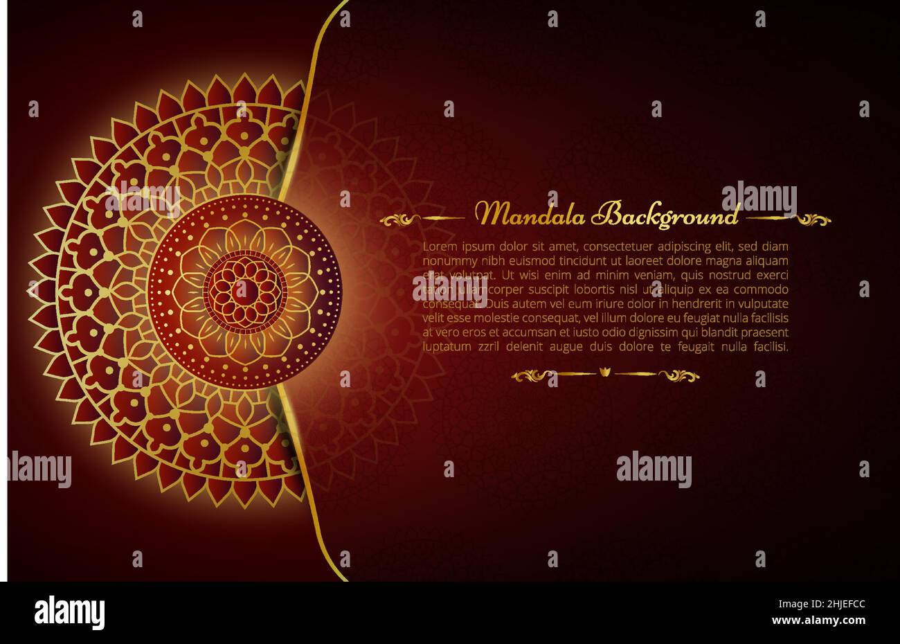 Art of traditional Indian geometric. Luxury mandala graphic background ...
