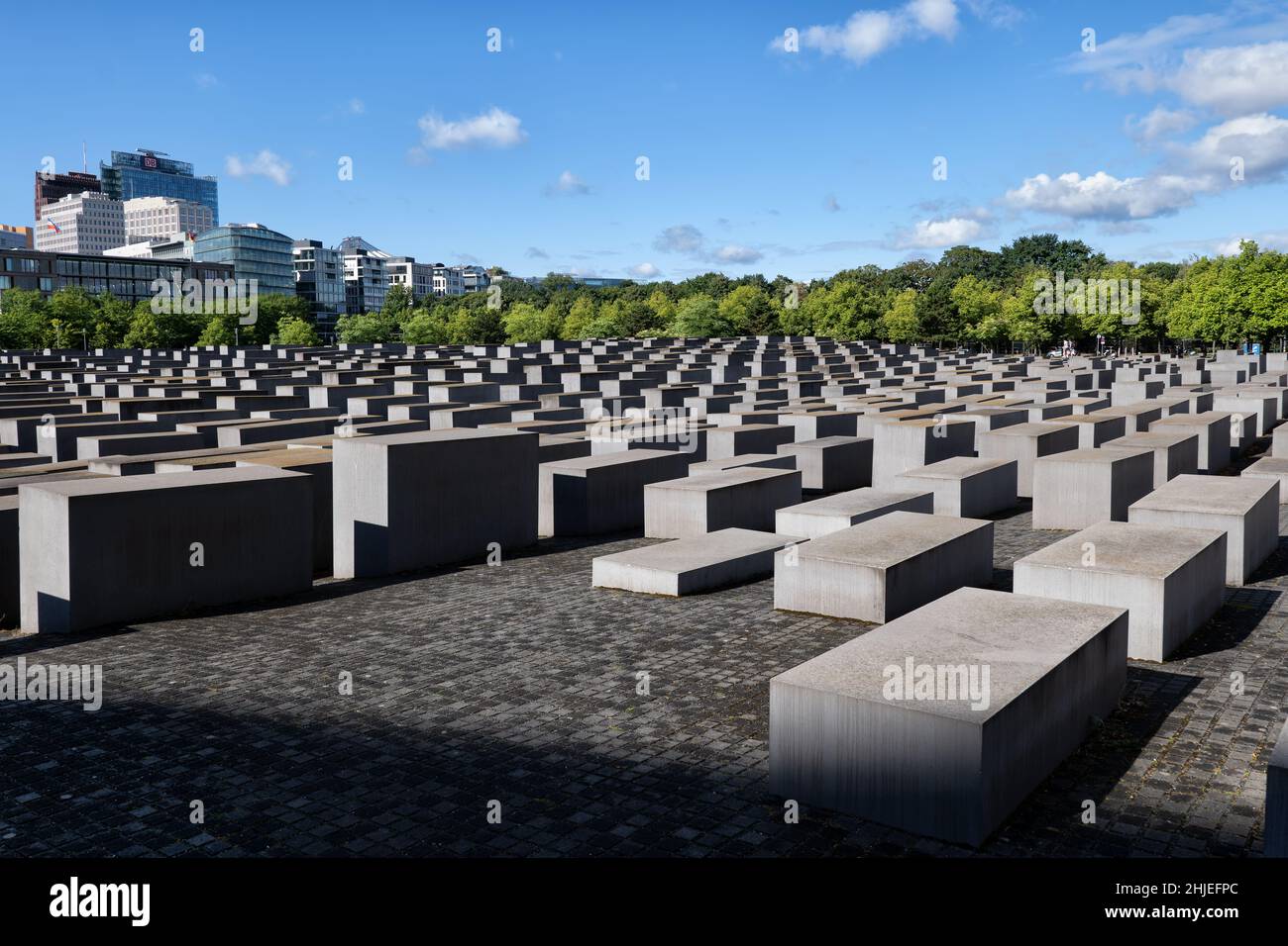 Memorial to the Murdered Jews of Europe or Holocaust Memorial in Berlin ...