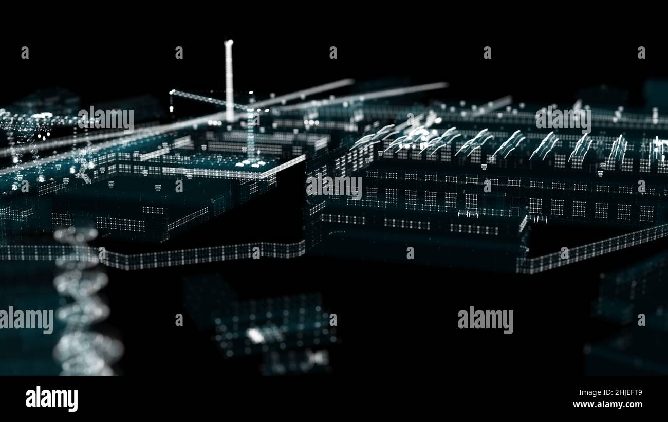 Industrial technology concept. Industry 4.0 Stock Photo - Alamy