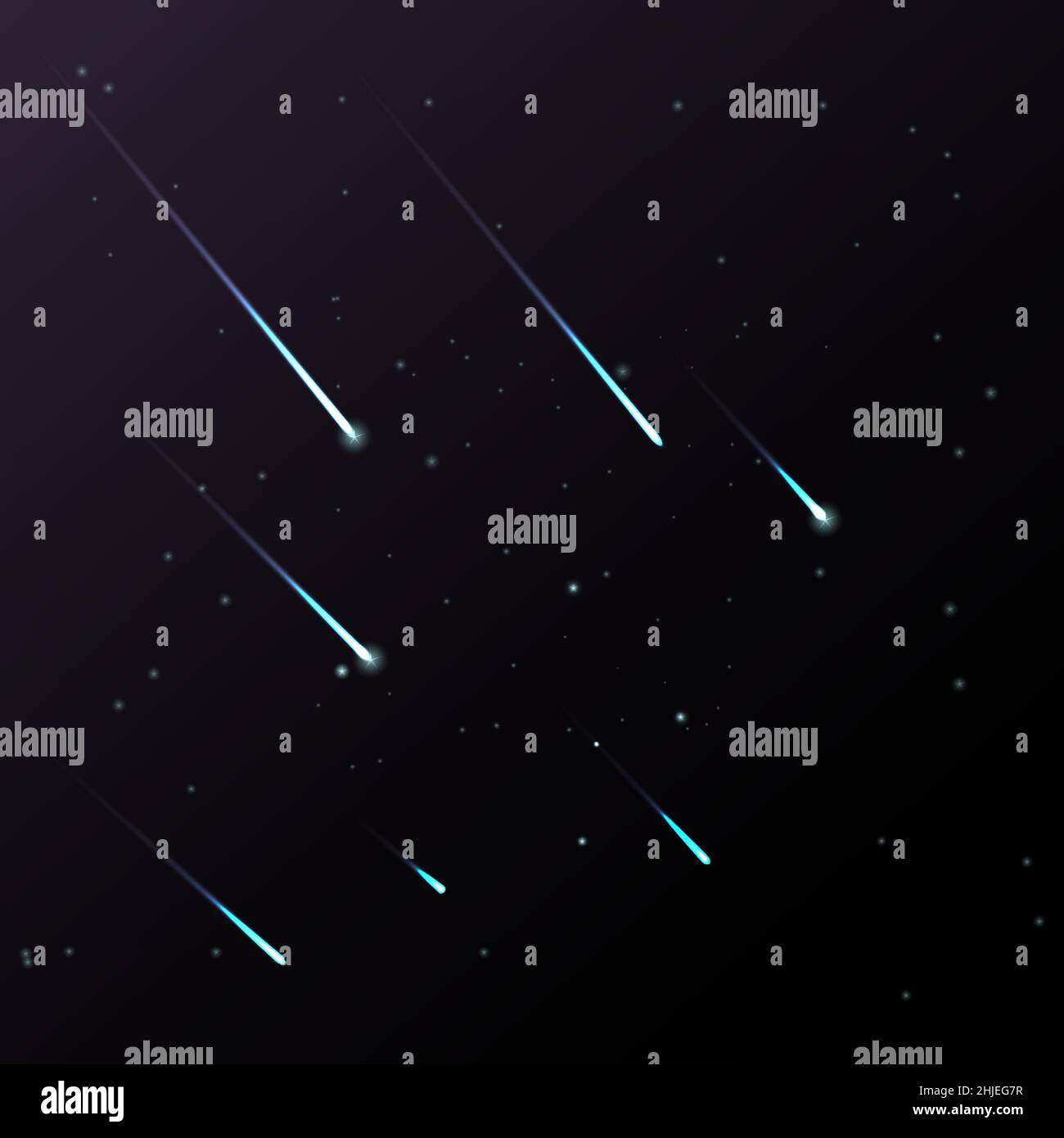 Night shining star meteor, Abstract space background with stars ...