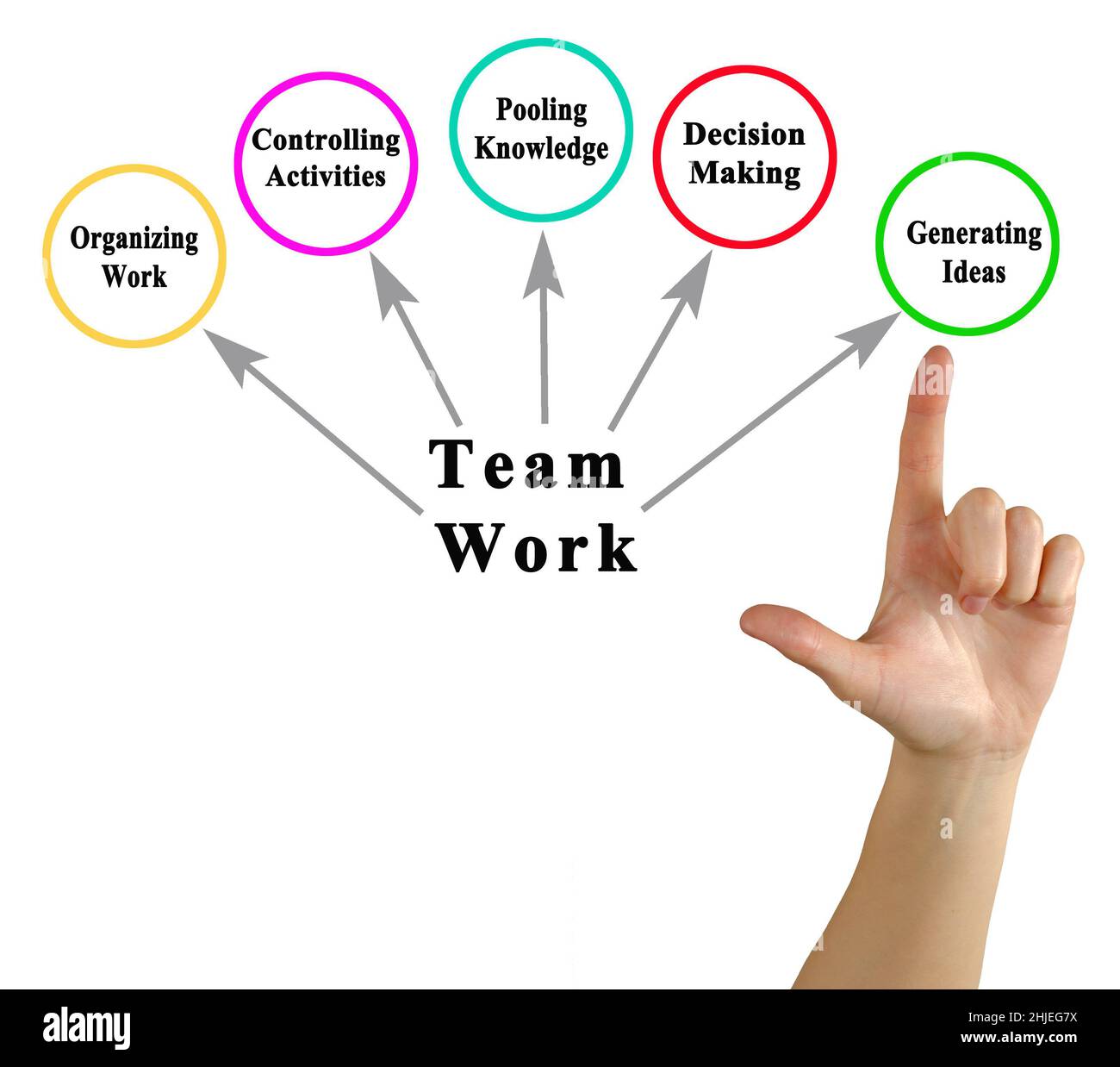 Controlling team Cut Out Stock Images & Pictures - Alamy