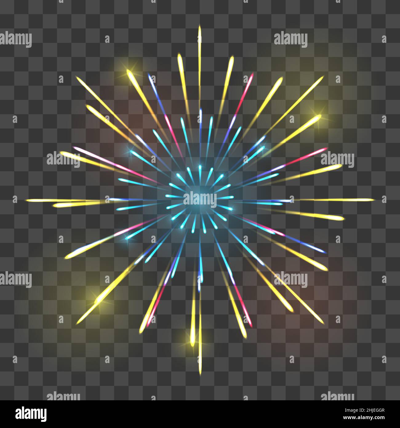 Fireworks on transparent background Stock Vector Images - Alamy