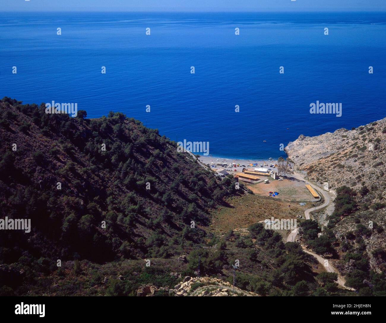 PLAYA VELILLA-VISTA DE CALA DESDE ARRIBA. Location: EXTERIOR. VELILLA ...