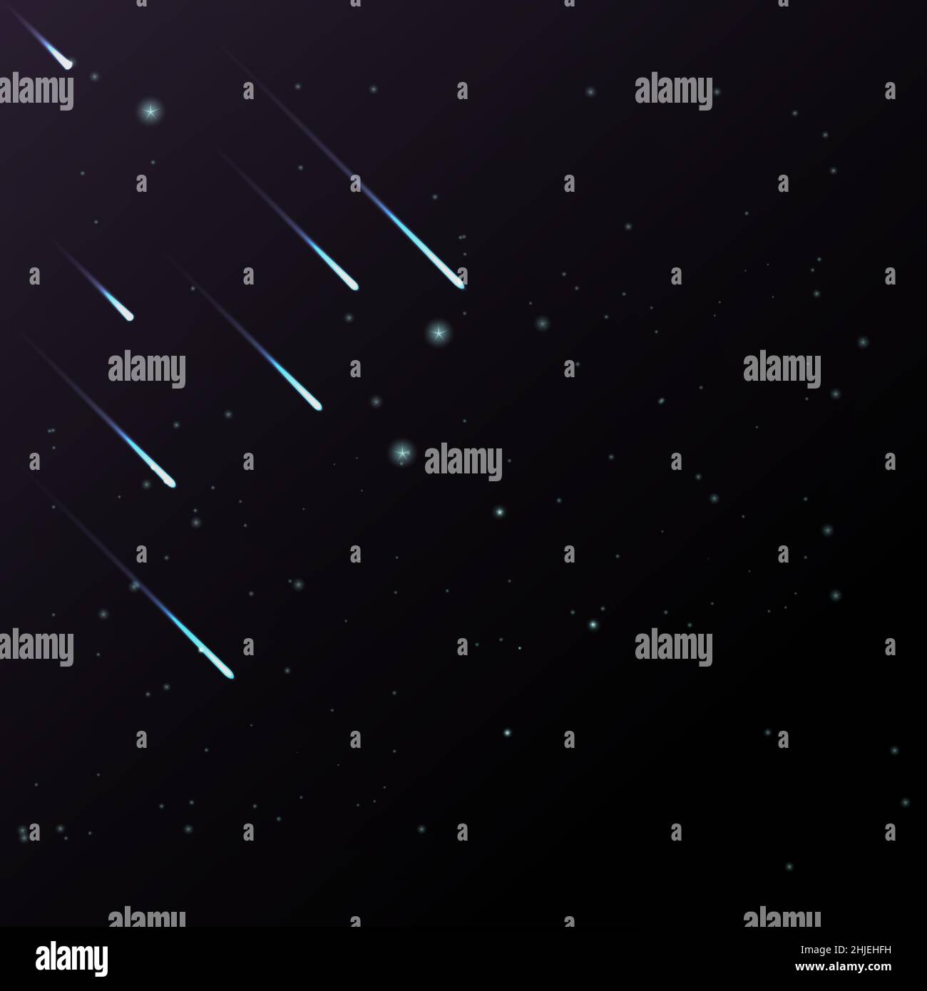 Night shining star meteor, Abstract space background with stars ...