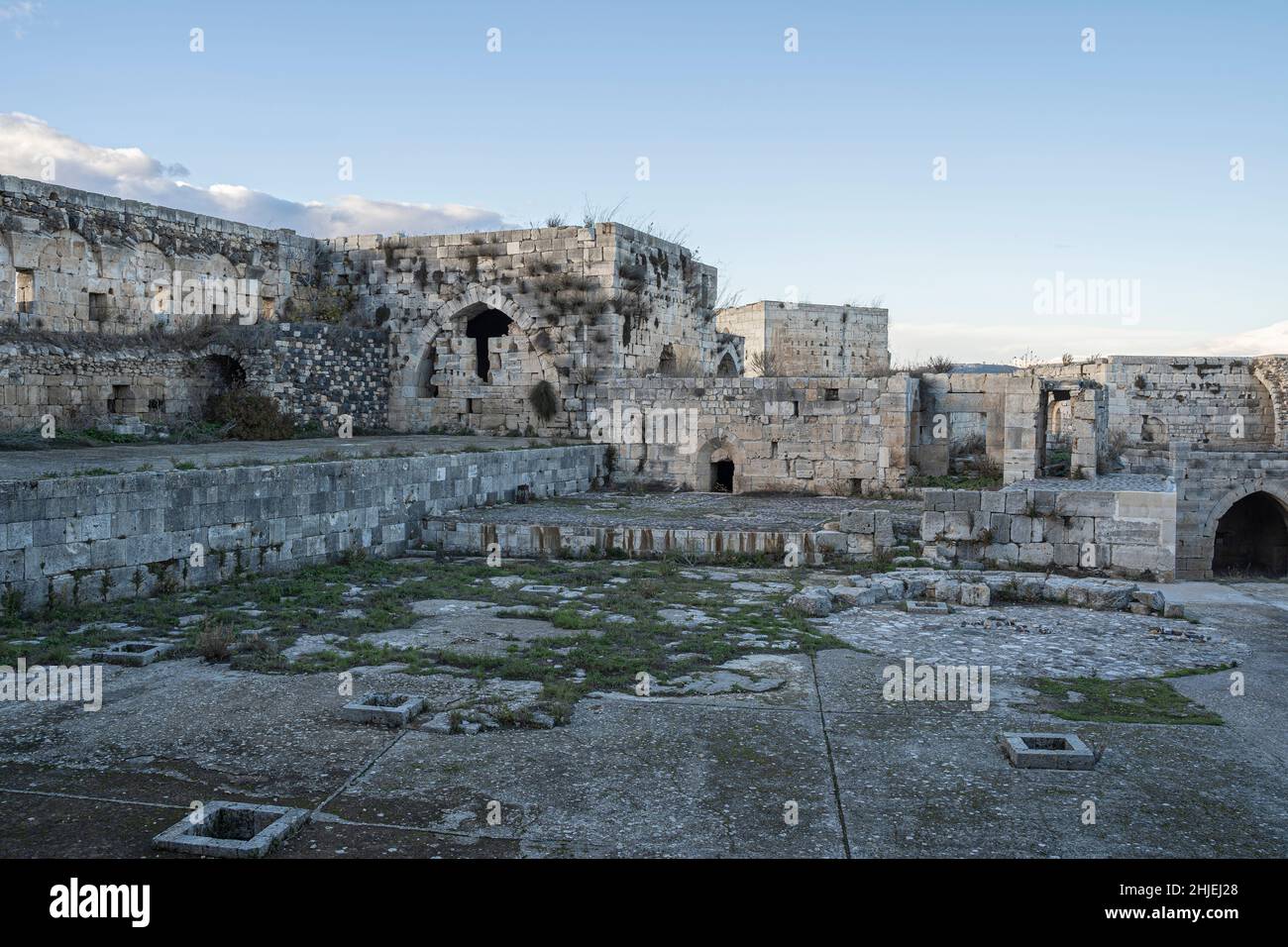 Syria's Crusader Castles "Krak des Chevaliers Stock Photo - Alamy