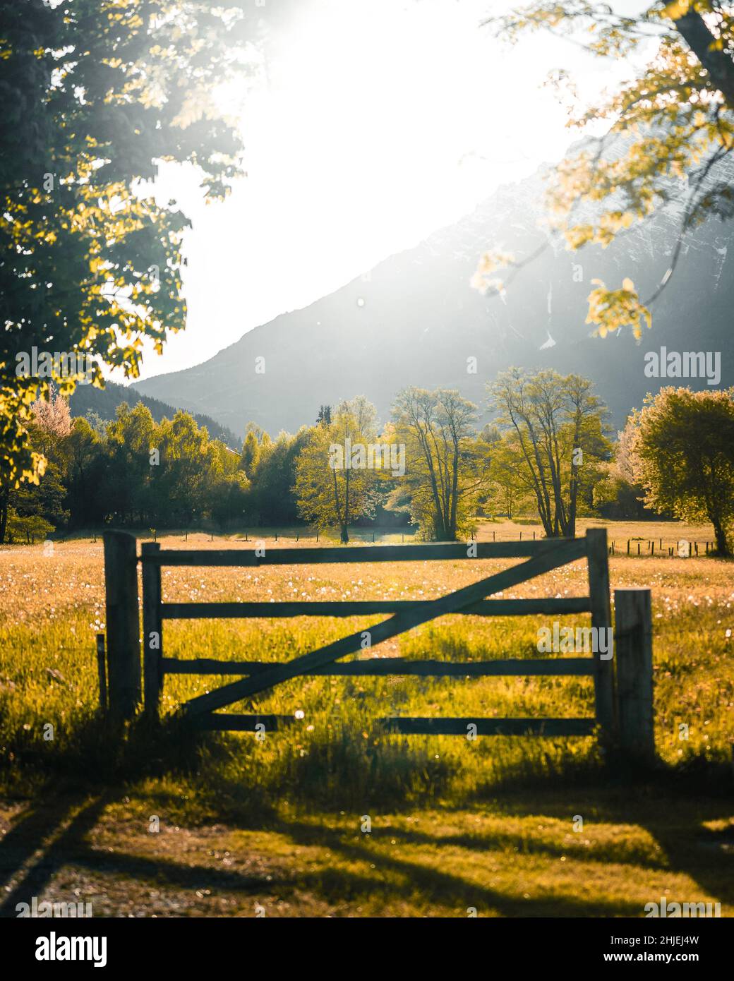 Amazing scenic view of the austrian landscape Stock Photo - Alamy