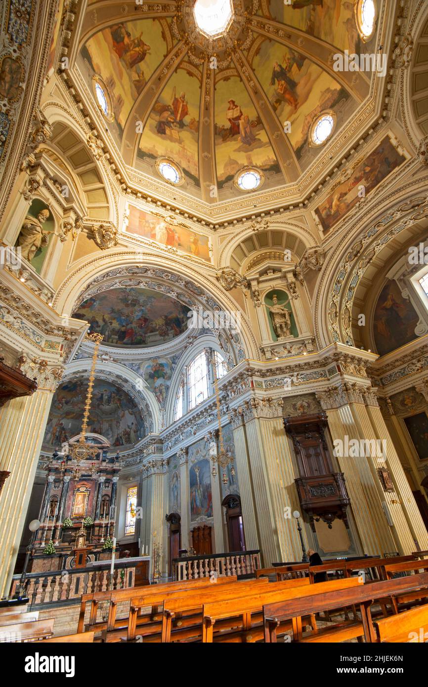 Italy, Lombardy, Treviglio, Madonna delle Lacrime Sanctuary, Interior ... Italy, Lombardy, Treviglio, Madonna delle Lacrime Sanctuary, Interior ...