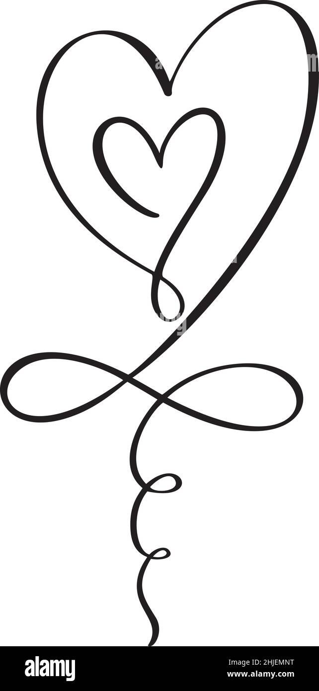 Infinity Love Heart Symbol