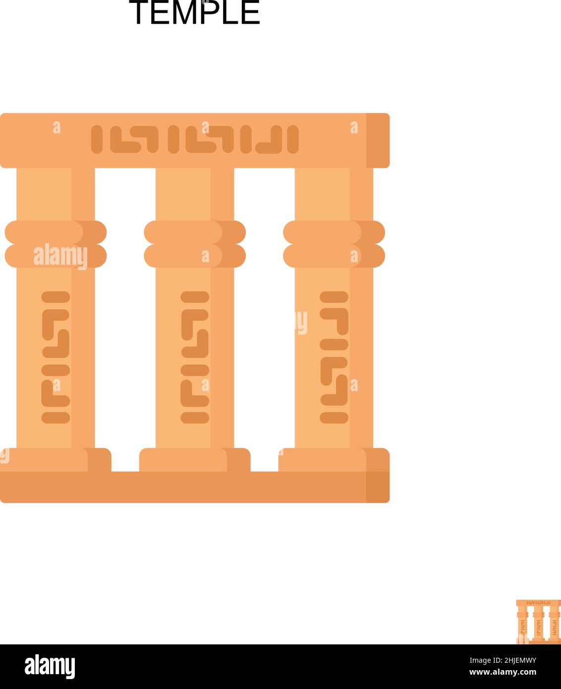 Column design entrance heritage landmark Stock Vector Images - Alamy