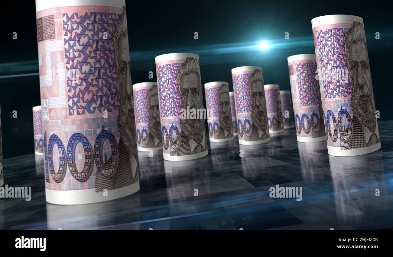 Croatia kuna money roll hi-res stock photography and images - Alamy