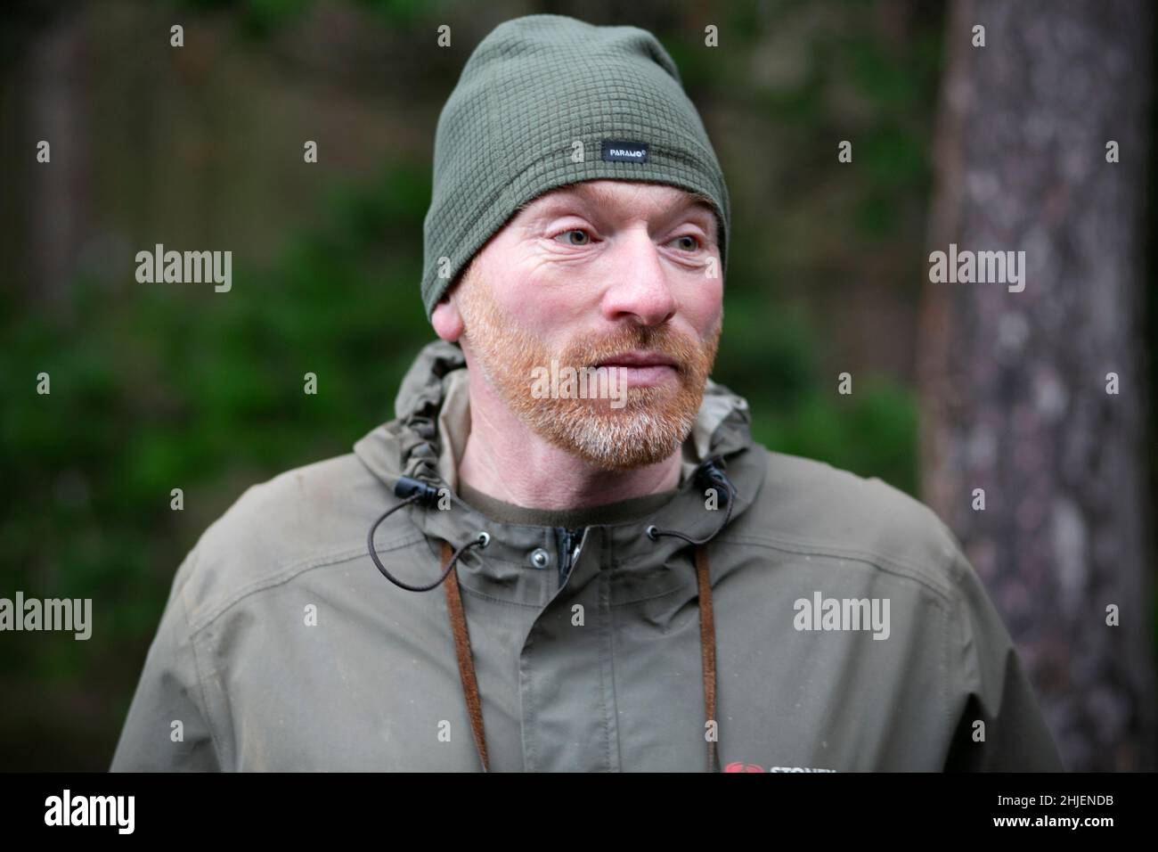 Gamekeeper Gary Taylor on the Swinton Estate, near Ripon in North ...