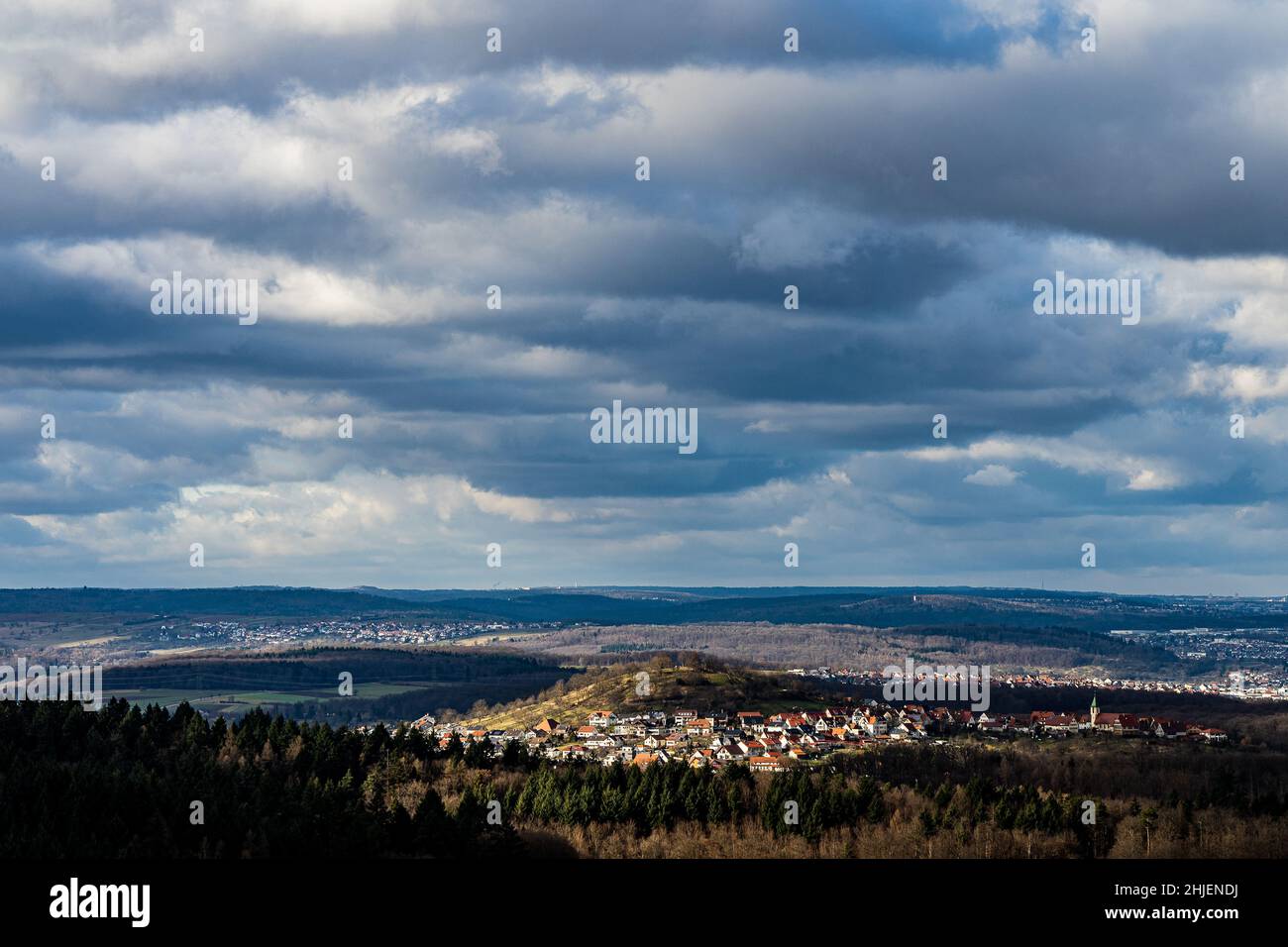view from jusi on grafenberg Stock Photo - Alamy