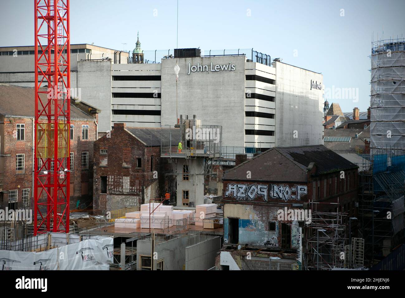 New building projects springing up in Sheffield City Centre infront of ...