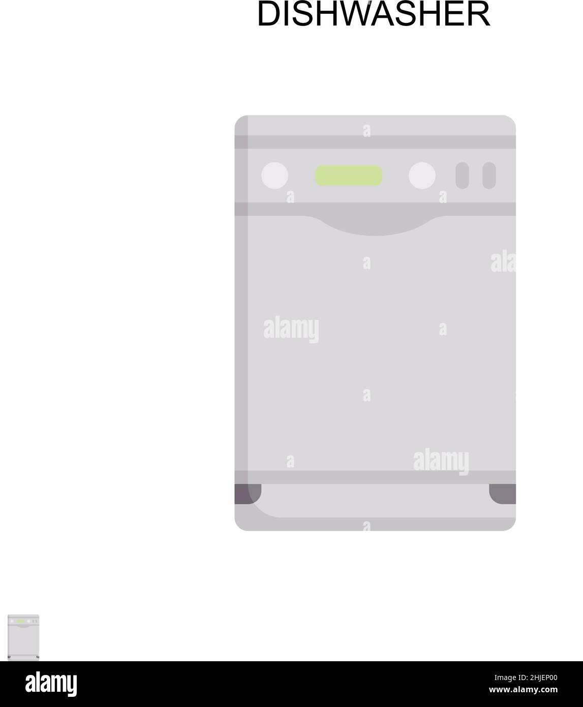 Industrial dishwasher machine Stock Vector Images - Alamy