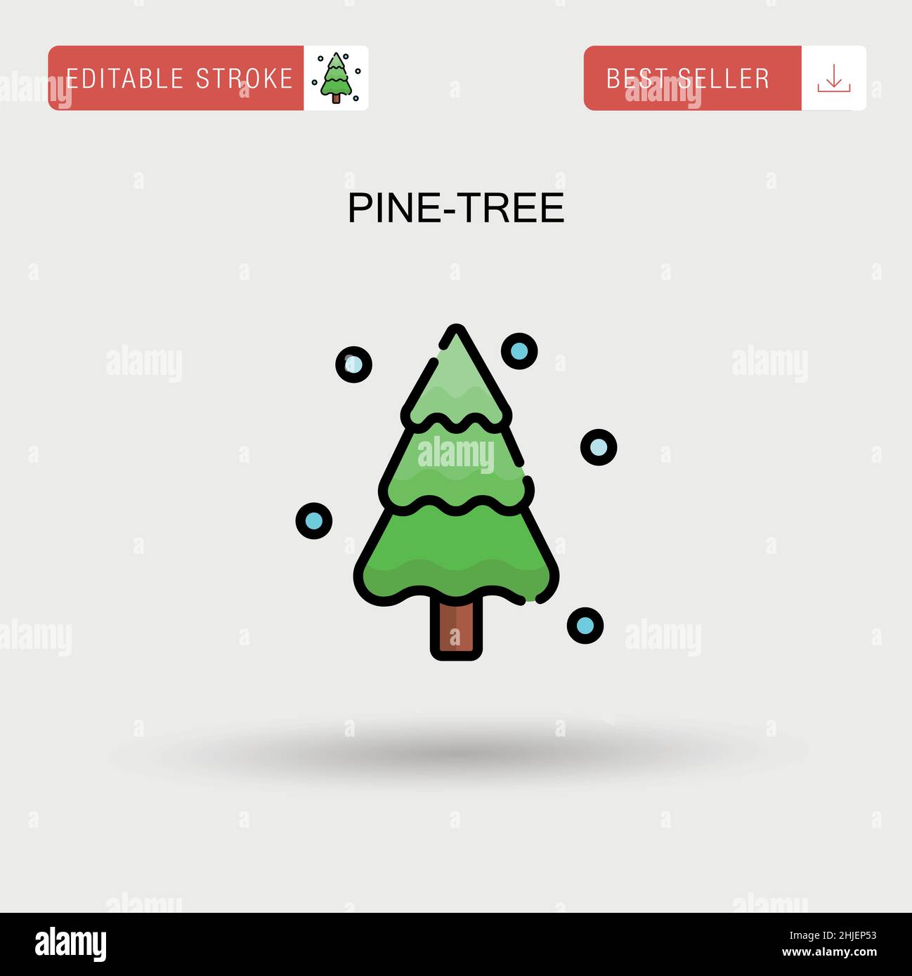 Cedar pine tree forest Stock Vector Images - Alamy