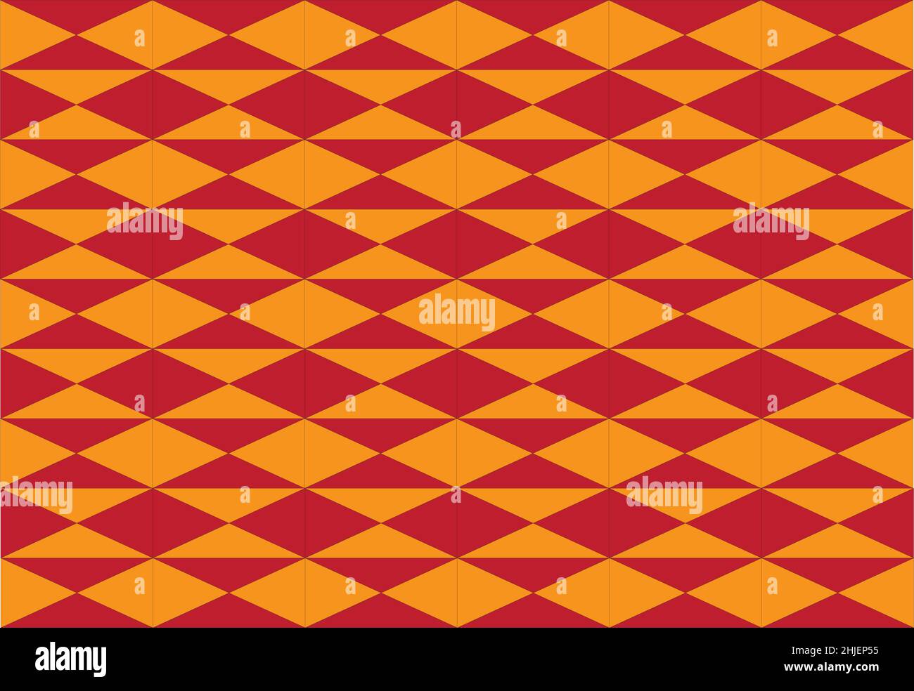 Vector graphic showing orange-red texture resulting from triangle ...