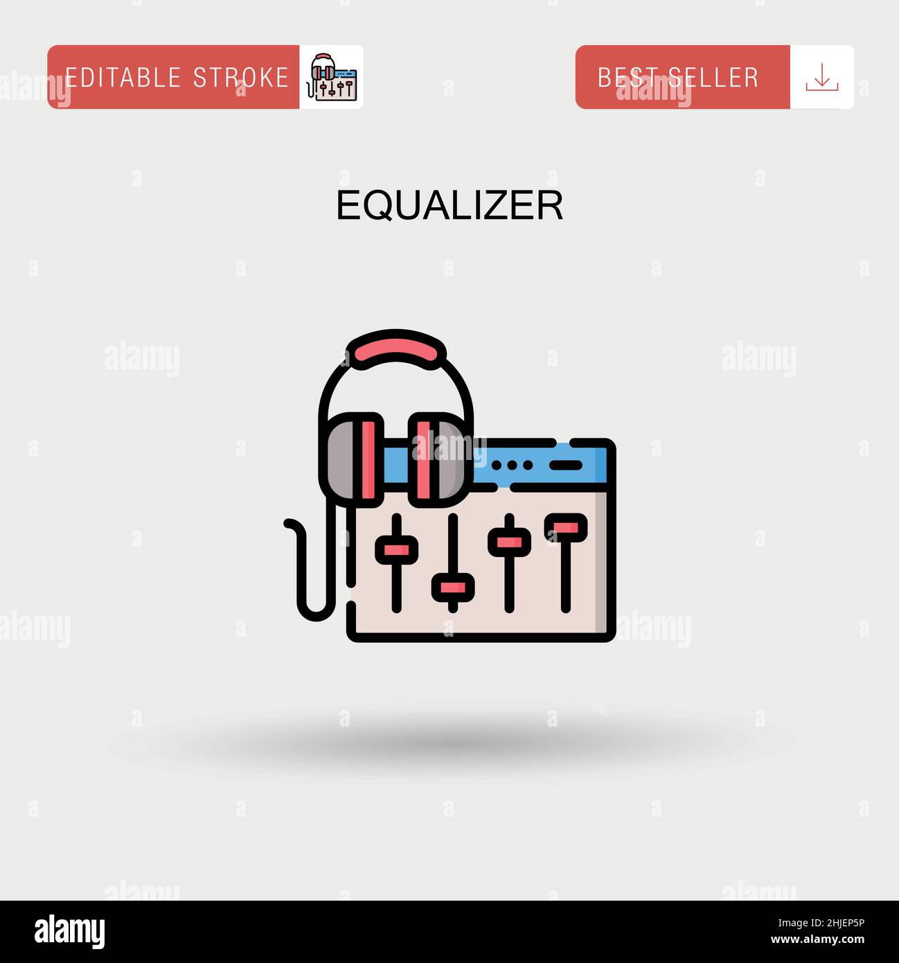 Equalizer Simple vector icon Stock Vector Image & Art - Alamy