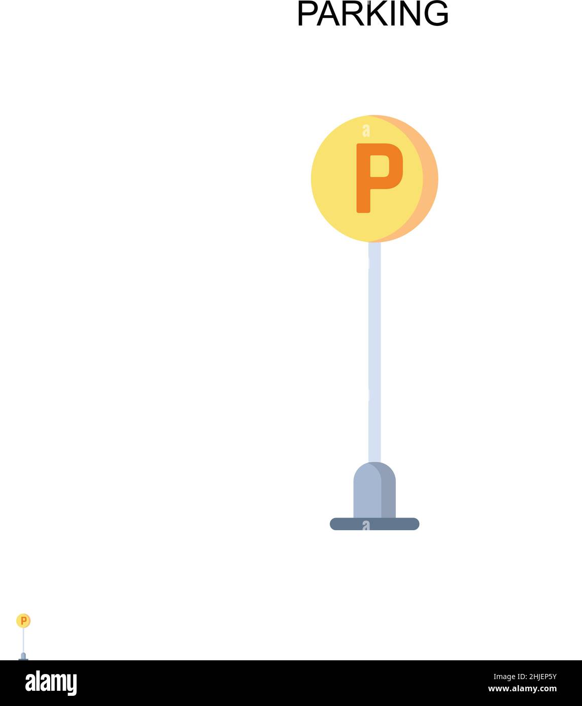 Car park icon hi-res stock photography and images - Alamy