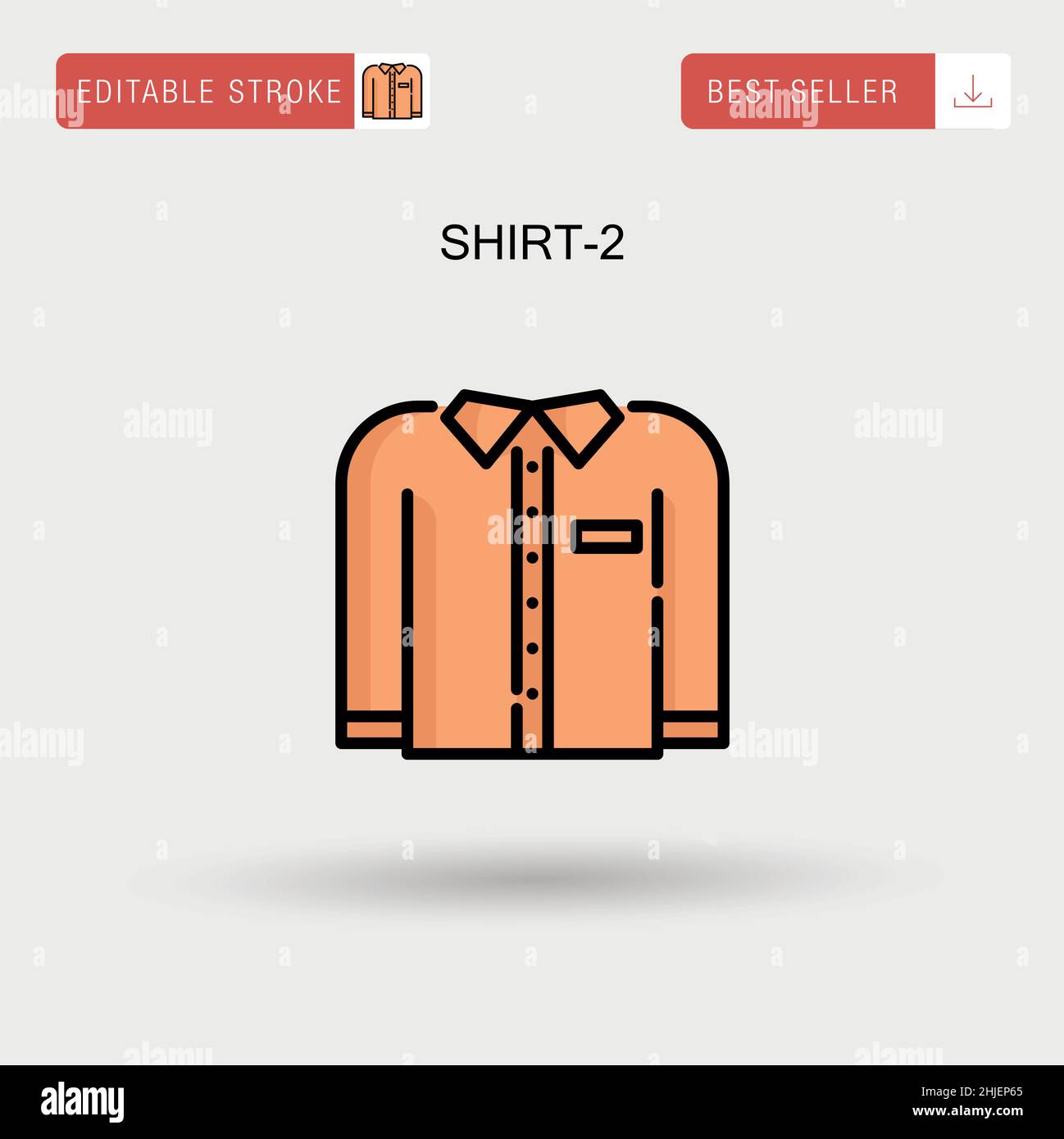Shirt-2 Simple vector icon Stock Vector Image & Art - Alamy