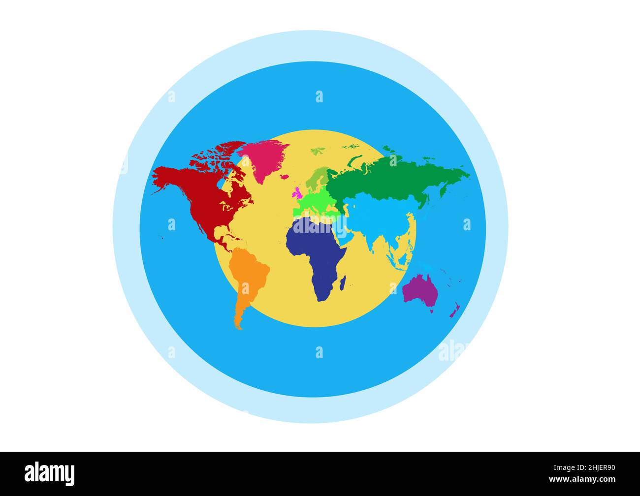 World map countries vector hi-res stock photography and images - Alamy