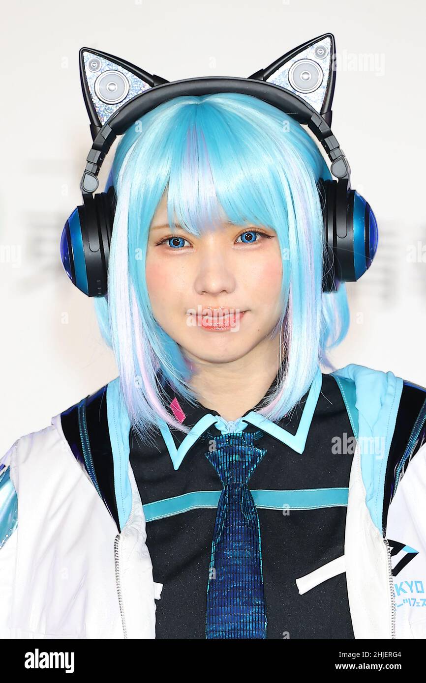 Enako, an official ambassador and Japanese cosplayer, attended the ...