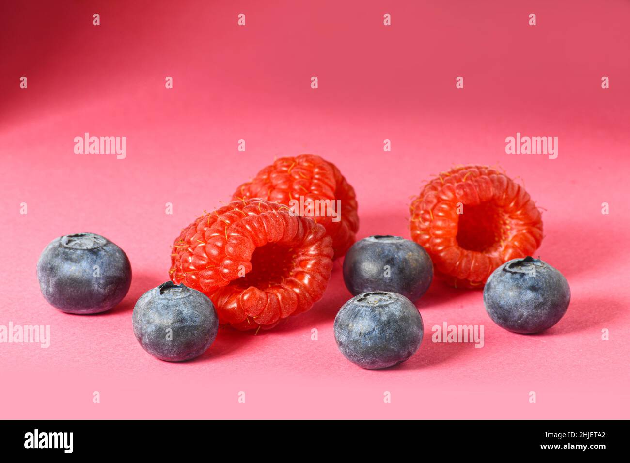 Raspberry and Blueberry Stock Photo - Alamy