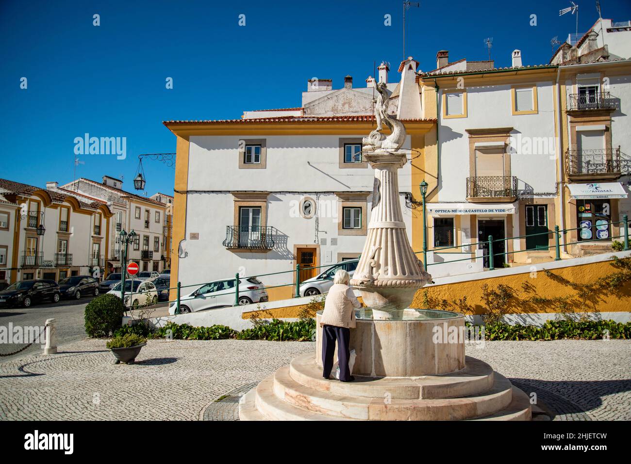 Castelo de vide fountain hi-res stock photography and images - Alamy