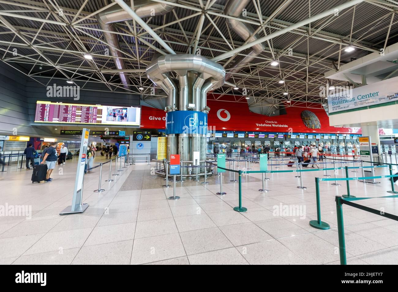 Lisbon, Portugal - September 25, 2021: Terminal of Lisbon airport (LIS ...