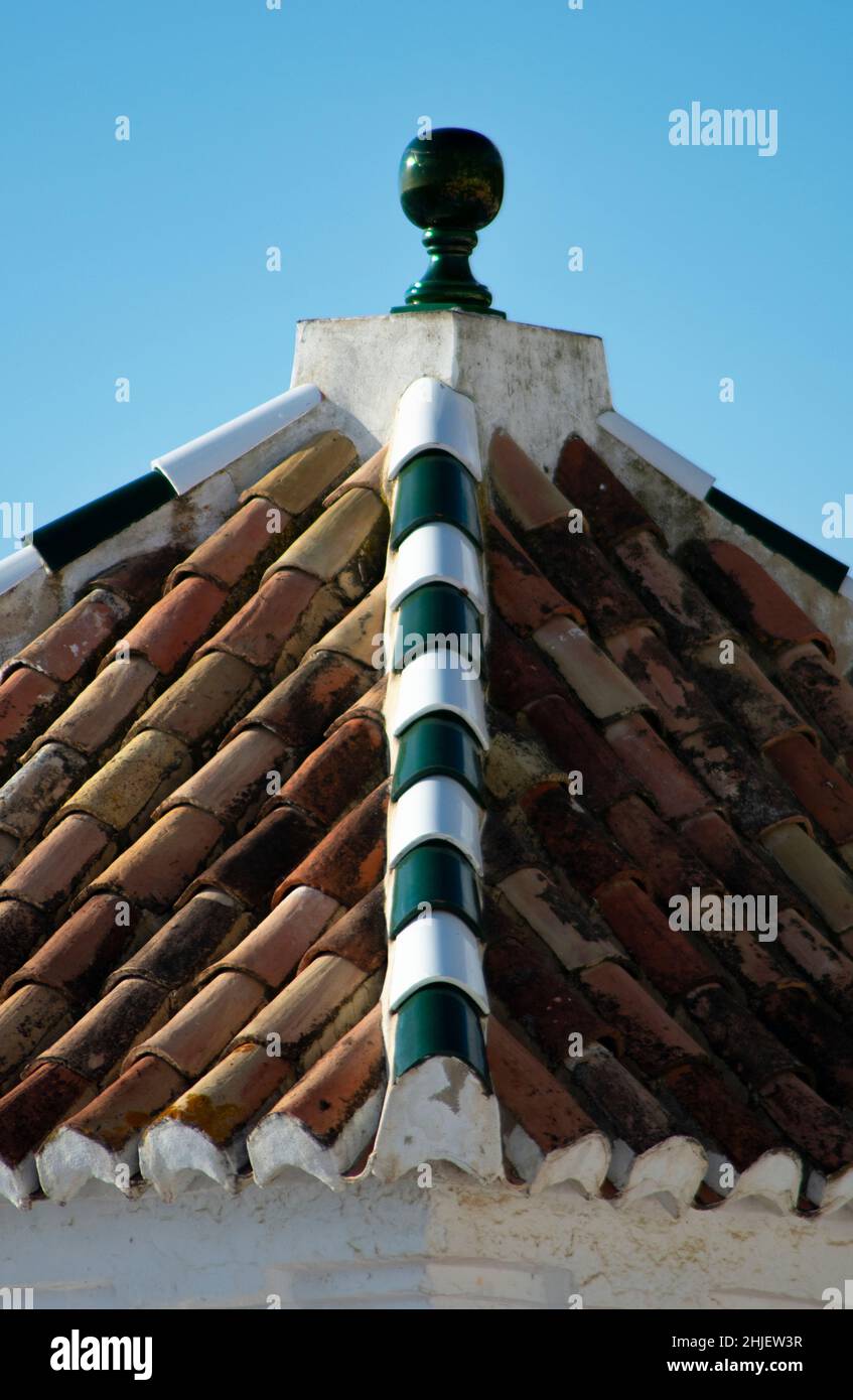 Typical spanish roof tiles hi-res stock photography and images - Alamy