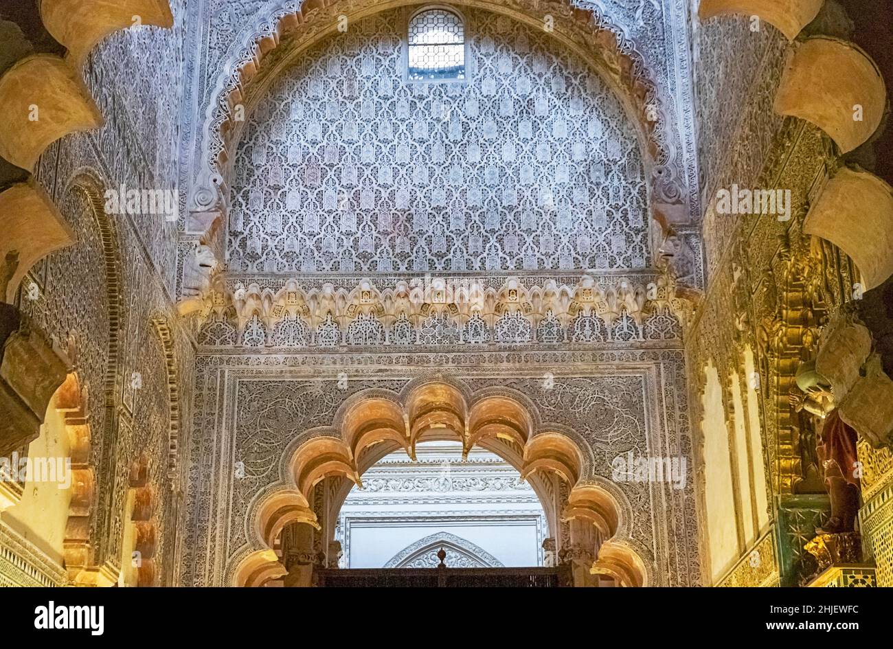 CORDOBA ANDALUSIA SPAIN THE MOSQUE CATHEDRAL MEZQUITA INTERIOR OF ...