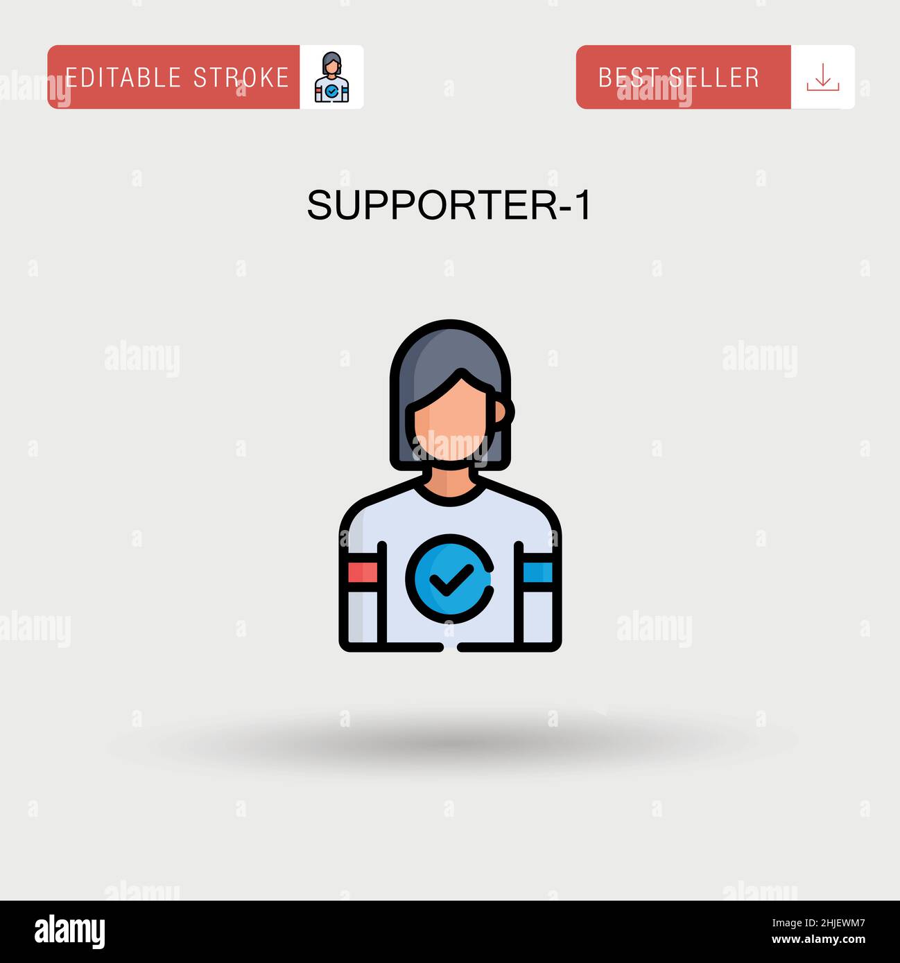 Supporter Stock Vector Images - Alamy