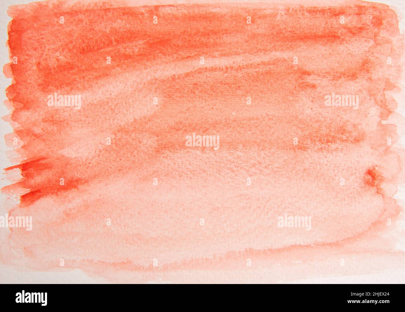 red handmade watercolor background gradient paint Stock Photo - Alamy