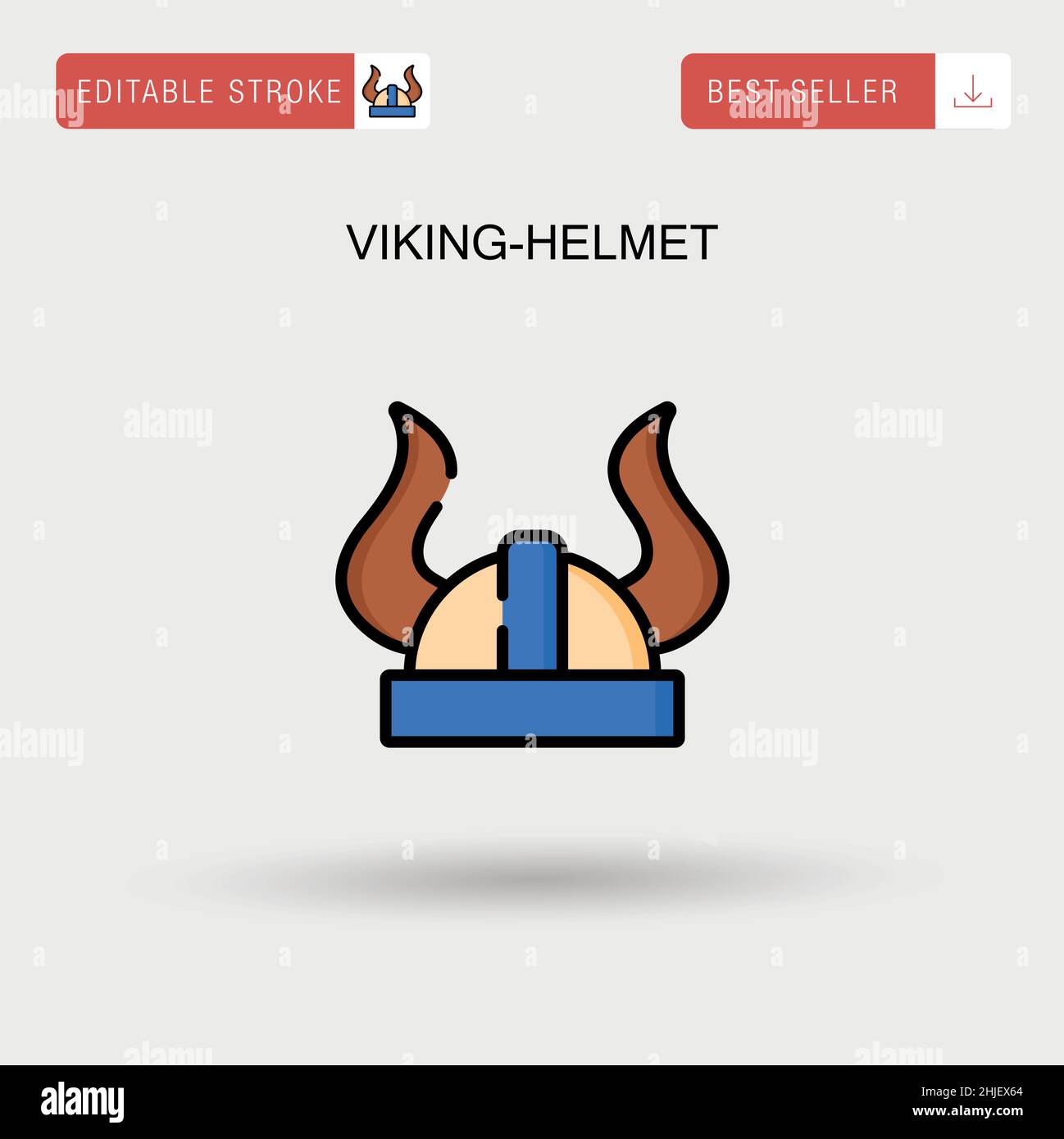 Viking-helmet Simple vector icon Stock Vector Image & Art - Alamy